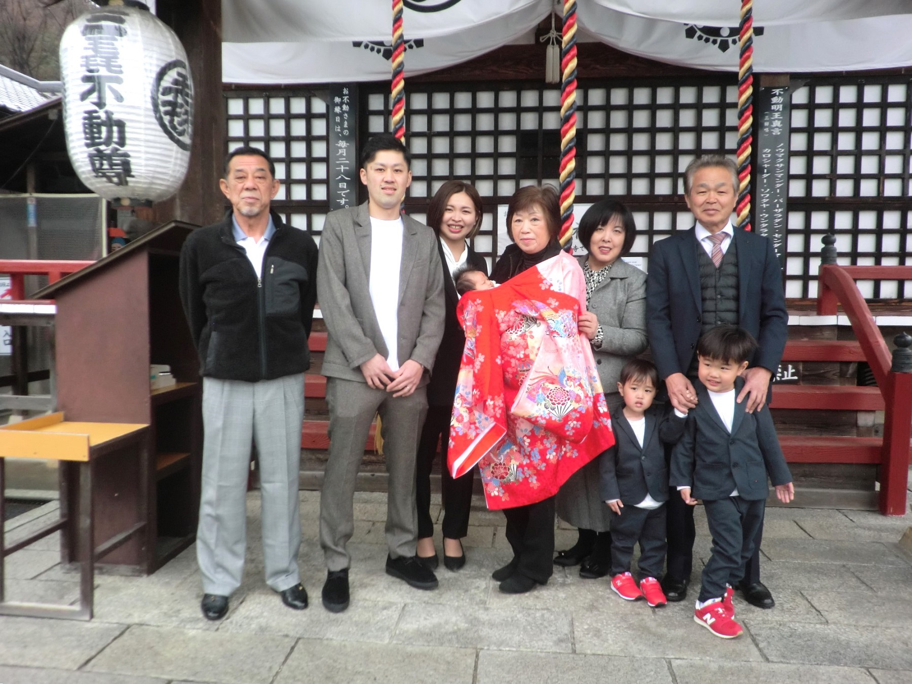 里穂ちゃん｜初寺詣り